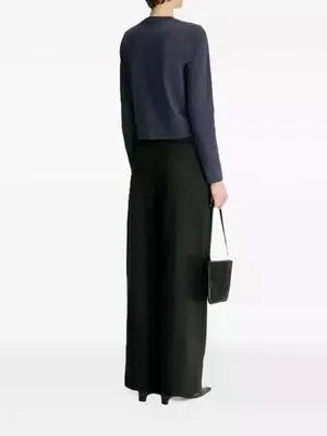 Loulou De Saison Masal Lds Long-sleeve Cropped T-shirt - Blue