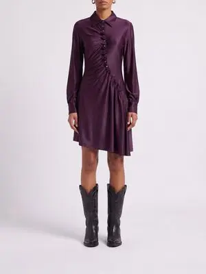 Rabanne Dress - Fuchsia