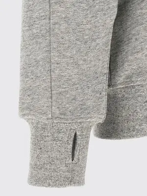 C.P. COMPANY High-neck Sweatshirt In Cotton With Half-zip Fastening - Grey