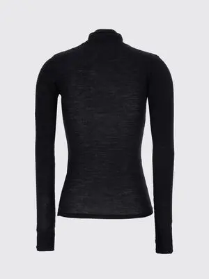 Versace Slim Fit Turtleneck Jumper In Cotton-blend With Long Sleeves