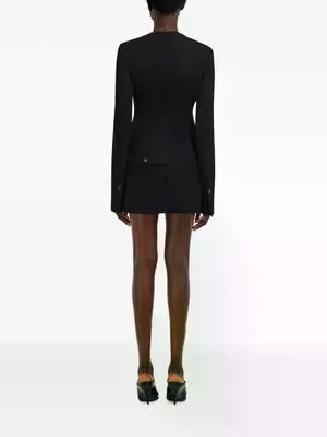 FERRAGAMO Button Detail Mini Dress