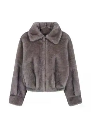 VALENTINI 1972 Faux-fur Zip-up Jacket