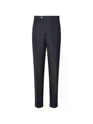GTA Pleated Turned-up Trousers - Grey