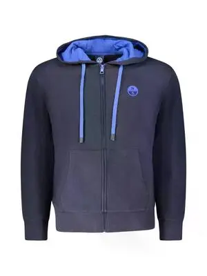 NORTH SAILS Logo-patch Zip-up Hoodie - Blue