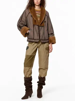 MARANT ETOILE Parka Imbottito "olinka - Brown