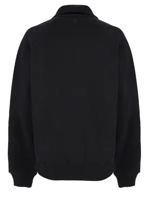 AMI Paris Felpa Con Logo Ricamato
