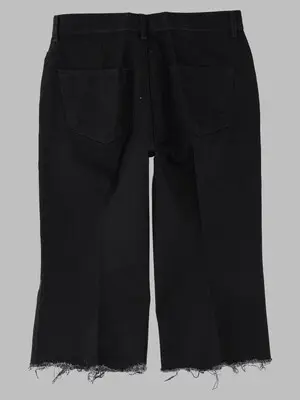 Rick Owens Jeans "bolan Cutoffs - Black