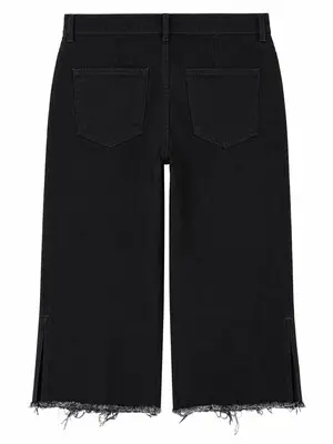 Rick Owens Jeans "bolan Cutoffs - Black