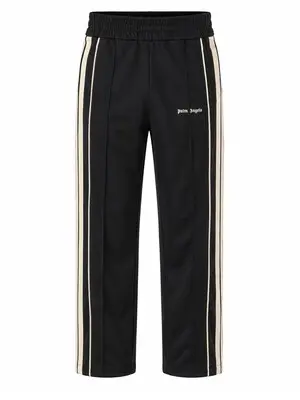 Palm Angels Pantalone Jogger Con Logo - Black