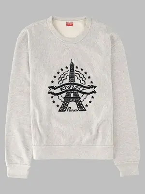 Kenzo Felpa " Eiffel Tower - Grey