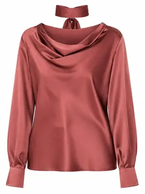 Max Mara Blusa In Raso Di Seta