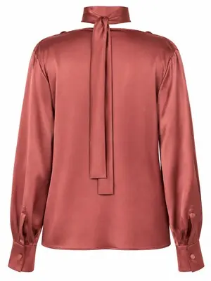 Max Mara Blusa In Raso Di Seta