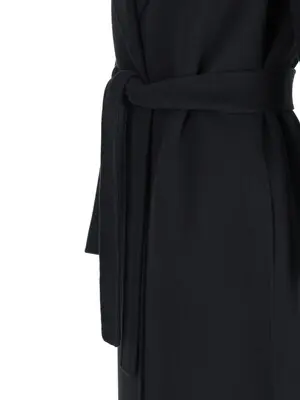 Max Mara Cappotto A Vestaglia In Drap Di Lana