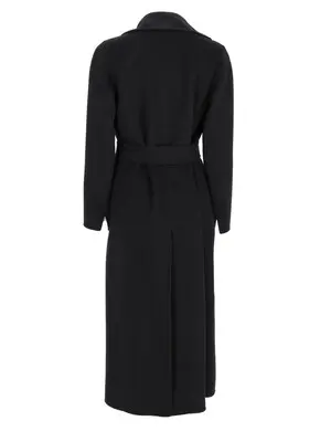 Max Mara Cappotto A Vestaglia In Drap Di Lana