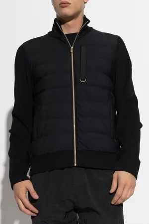 Moose Knuckles Quilted-front Cardigan