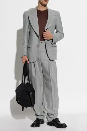 Dolce & Gabbana Gray Wool Blazer