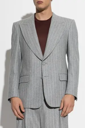Dolce & Gabbana Gray Wool Blazer