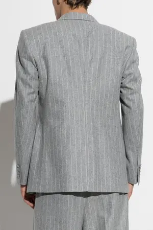 Dolce & Gabbana Gray Wool Blazer