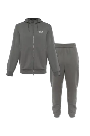 EA7 Tracksuit: Hoodie And Trousers - Grey