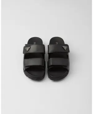 Prada Leather Strap Sandals