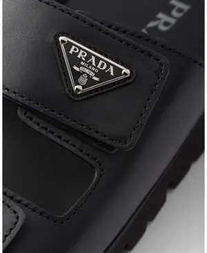 Prada Leather Strap Sandals