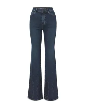 Veronica Beard Crosbie High Rise Flare Leg Jeans