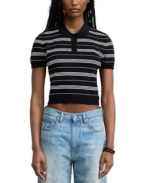 Denimist The Montauk Polo Sweater - Black