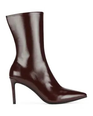 Jeffrey Campbell Everynite Mid Calf Stiletto Boots - Ruby Wax