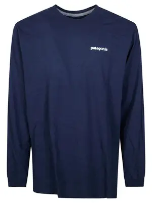 Patagonia Patagonia Men's Long-Sleeve P-6 Logo Responsibili-Tee Blu