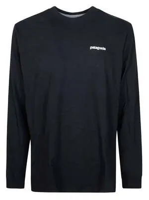 Patagonia Long-sleeve P-6 Logo Responsibili-tee - Nero