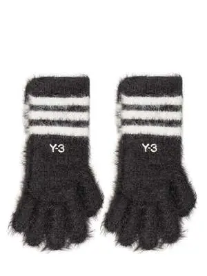 Y3 3s Gloves - Black/crewht