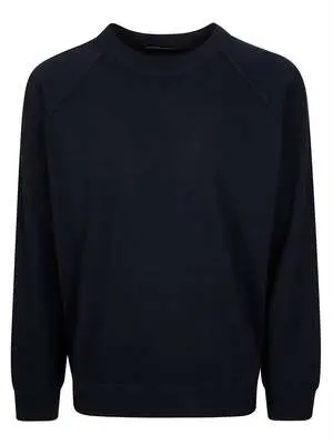FILIPPO DE LAURENTIIS Raglan Crewneck Wool Cashmere Sweater