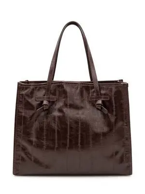 GIANNI CHIARINI Marcella Structured Handbag - Antique Ruby