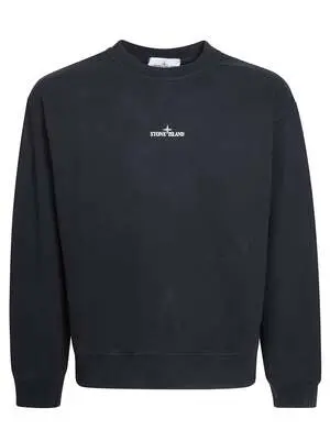 Stone Island Stone-effect Sweatshirt - Nero