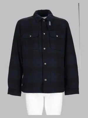 Woolrich Wool Button-up Shirt - Blue