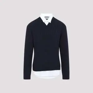 Balenciaga Hybrid Shirt Jumper In Cotton