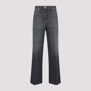 Peserico Wide-leg Jeans - Grey
