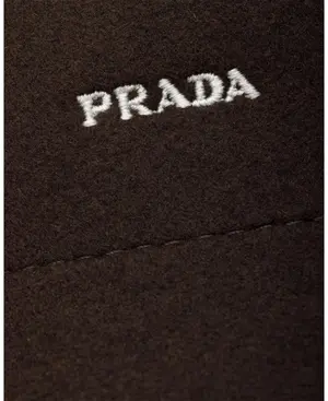 Prada Felt Hat - Brown