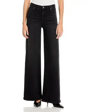 FRAME The Palace High Rise Wide Leg Jeans - Fable