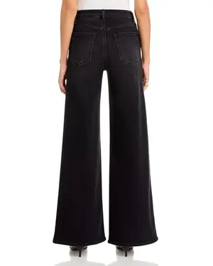 FRAME The Palace High Rise Wide Leg Jeans - Fable