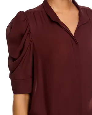 FRAME The Gillian Silk Top
