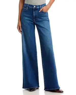 FRAME The Palace High Rise Wide Leg Jeans - Sonnet