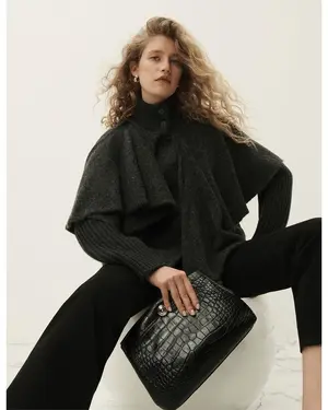 FRAME The Wrap Cape Coat