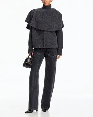 FRAME The Wrap Cape Coat