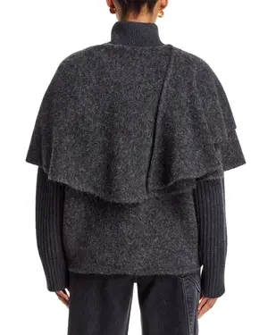 FRAME The Wrap Cape Coat