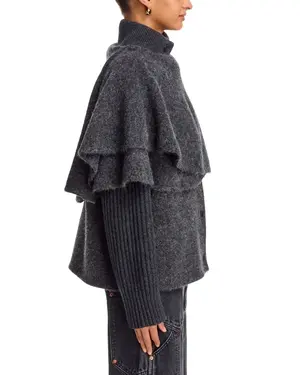 FRAME The Wrap Cape Coat