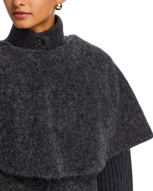 FRAME The Wrap Cape Coat