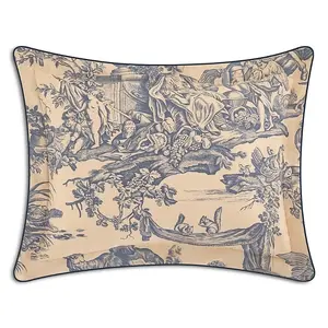 ANNE DE SOLENE 4 Continents Toile De Jouy Boudoir Sham - Open Misce