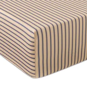 ANNE DE SOLENE 4 Continents Toile De Jouy Fitted Sheet, King