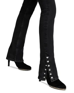 RE/DONE Britt Mid Rise Slim Straight Jeans